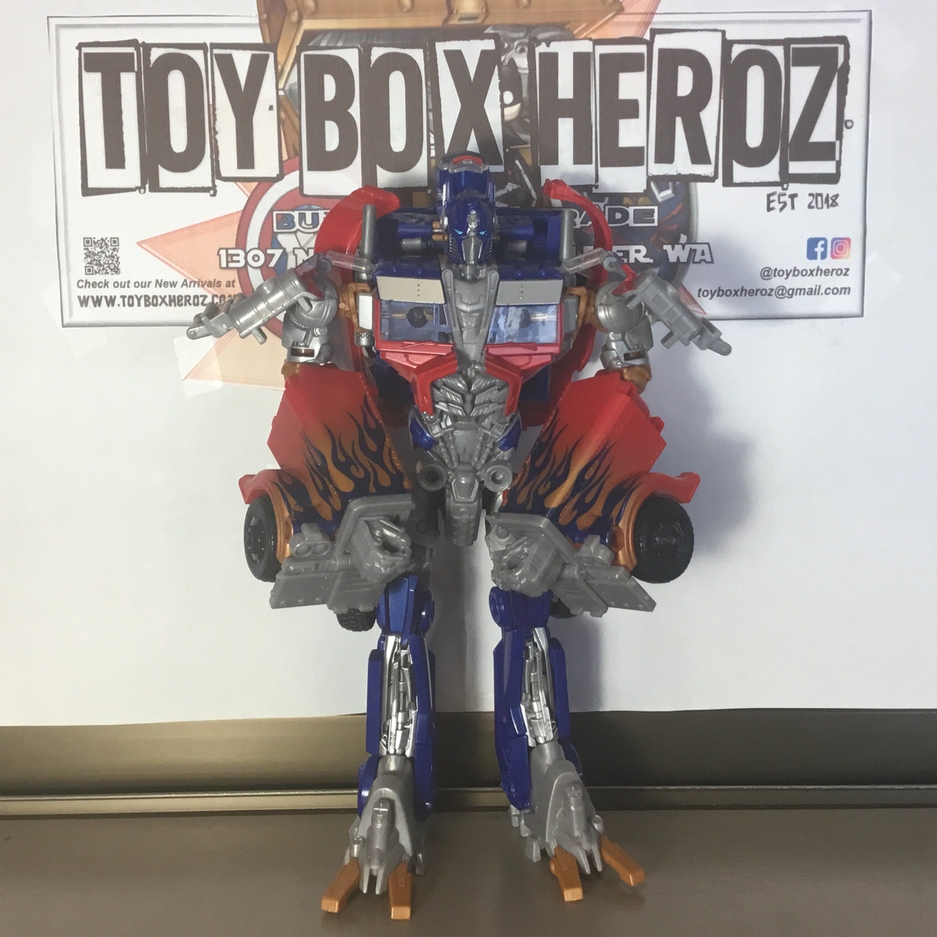 Transformers 2 Optimus Prime Toy Box