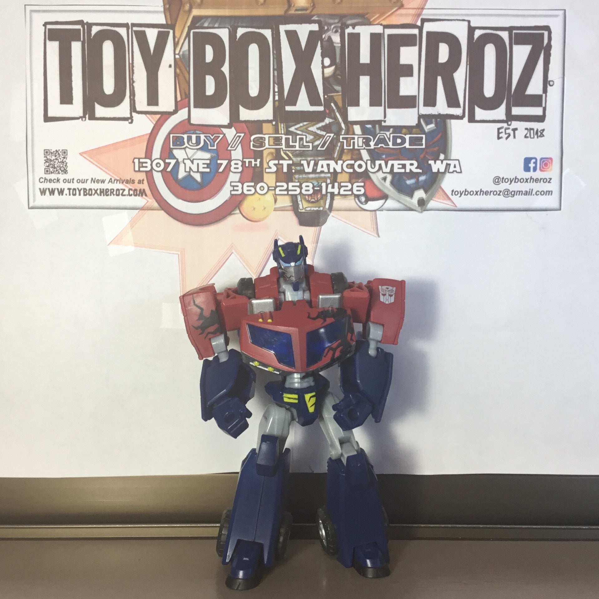 Transformers 2 Optimus Prime Toy Box